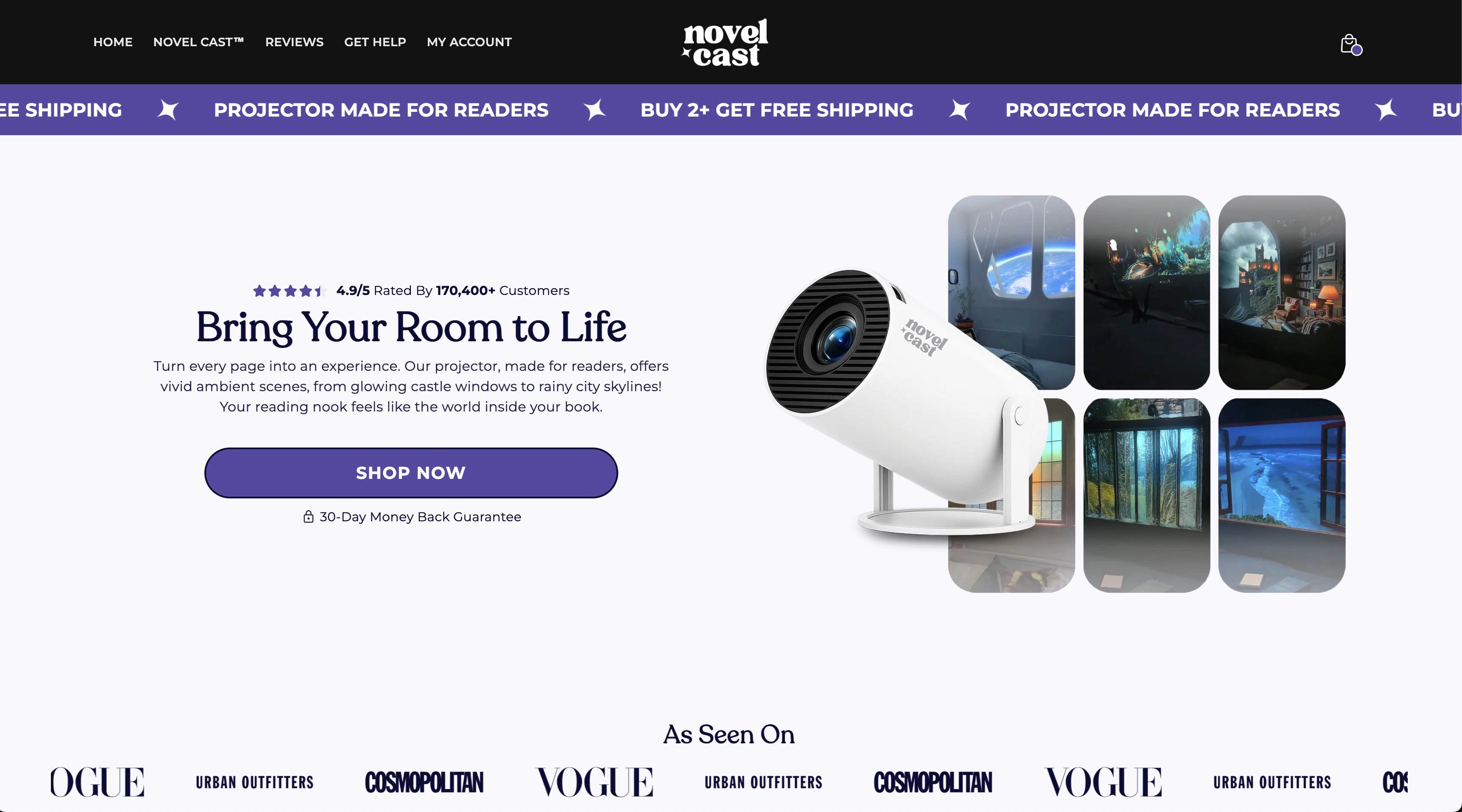 Novel Cast | Mini Smart Projector